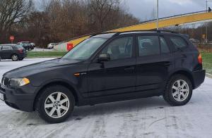 Black BMW X3 2006 in Kaunas, with an engine capacity of 2.00 L and mileage of 339 thousand km for 3300 €, photo 9 on AUTOMOTO.COM.LV