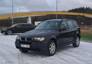 Black BMW X3 2006 in Kaunas, with an engine capacity of 2.00 L and mileage of 339 thousand km for 3300 €, photo 11 on AUTOMOTO.COM.LV