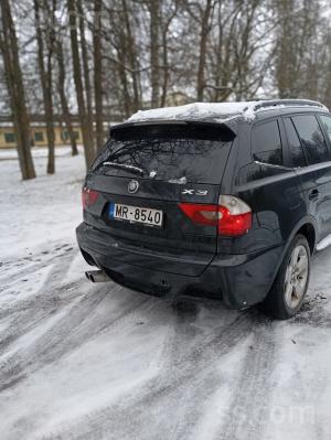 Черный БМВ Х3 2006 в Даугавпилс, объемом двигателя 2.00 л и пробегом 308 тыс. км за 3700 €, фото 5 на AUTOMOTO.COM.LV