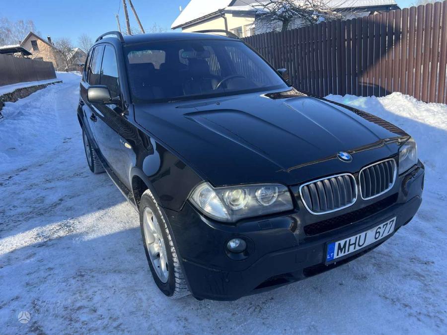 Black BMW X3 2006 in Vilnius, with an engine capacity of 2.99 L and mileage of 465 thousand km for 3800 €, photo 1 on AUTOMOTO.COM.LV