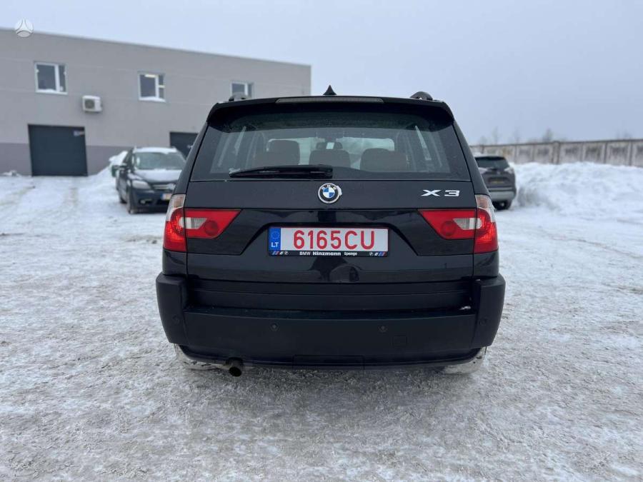 Melns BMW X3 2006 Šauļi, ar dzinēja tilpumu 2.00 L un nobraukumu 207 tūkst. km par 3850 €, foto 6 vietnē AUTOMOTO.COM.LV