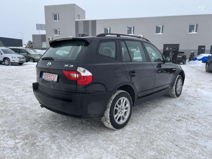 Melns BMW X3 2006 Šauļi, ar dzinēja tilpumu 2.00 L un nobraukumu 207 tūkst. km par 3850 €, foto 8 vietnē AUTOMOTO.COM.LV