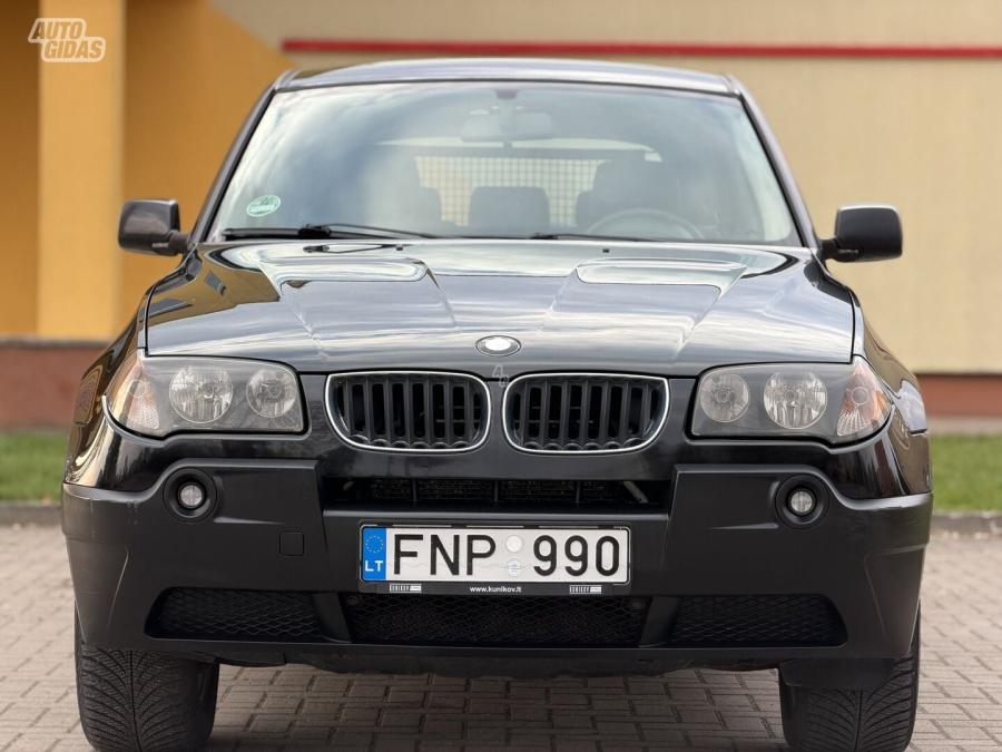 Melns BMW X3 2006 Kaišiadorys, ar dzinēja tilpumu 2.00 L un nobraukumu 390 tūkst. km par 2400 €, foto 3 vietnē AUTOMOTO.COM.LV