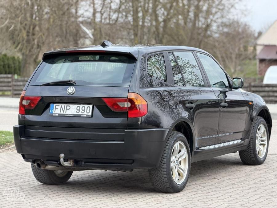 Melns BMW X3 2006 Kaišiadorys, ar dzinēja tilpumu 2.00 L un nobraukumu 390 tūkst. km par 2400 €, foto 4 vietnē AUTOMOTO.COM.LV