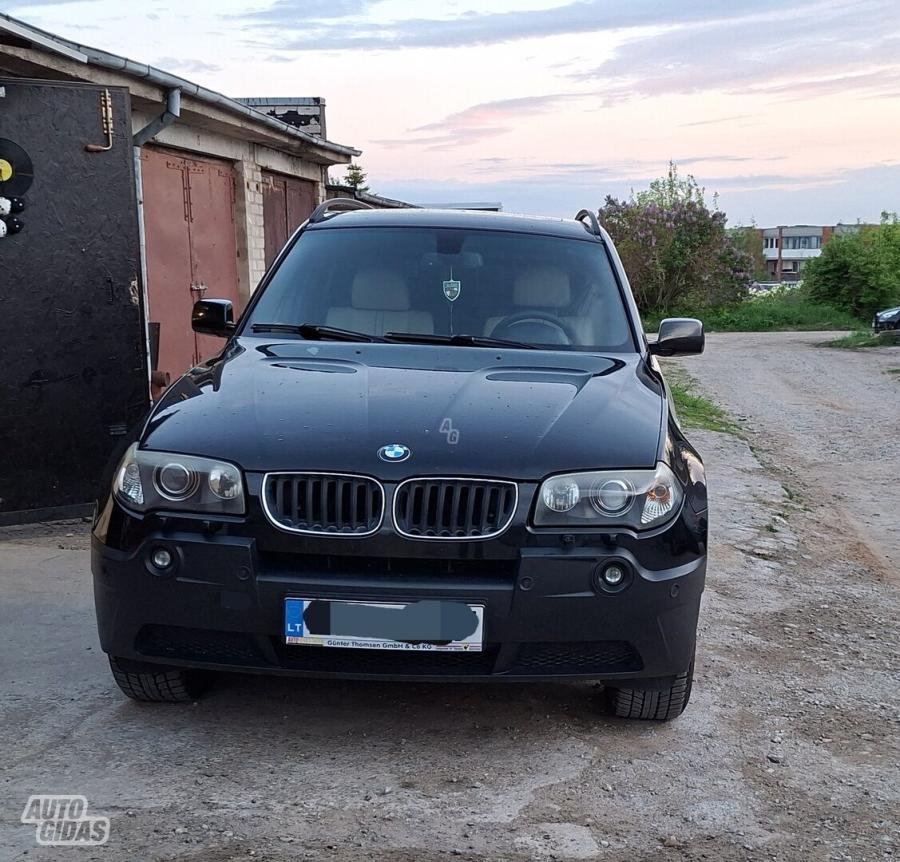 Black BMW X3 2006 in Siauliai, with an engine capacity of 2.00 L and mileage of 263 thousand km for 3350 €, photo 3 on AUTOMOTO.COM.LV