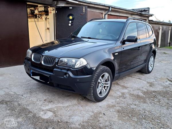 Black BMW X3 2006 in Siauliai, with an engine capacity of 2.00 L and mileage of 263 thousand km for 3350 €, photo 3 on AUTOMOTO.COM.LV