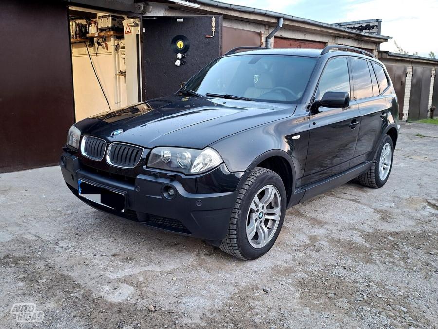 Black BMW X3 2006 in Siauliai, with an engine capacity of 2.00 L and mileage of 263 thousand km for 3350 €, photo 4 on AUTOMOTO.COM.LV