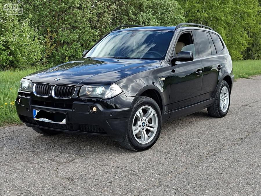 Melns BMW X3 2006 Šauļi, ar dzinēja tilpumu 2.00 L un nobraukumu 263 tūkst. km par 3350 €, foto 1 vietnē AUTOMOTO.COM.LV