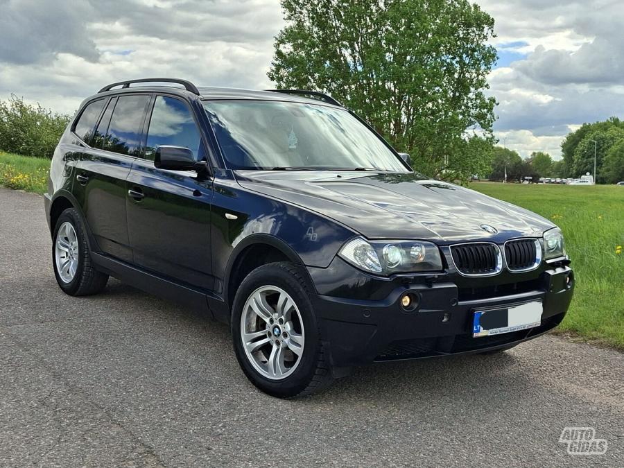 Melns BMW X3 2006 Šauļi, ar dzinēja tilpumu 2.00 L un nobraukumu 263 tūkst. km par 3350 €, foto 4 vietnē AUTOMOTO.COM.LV