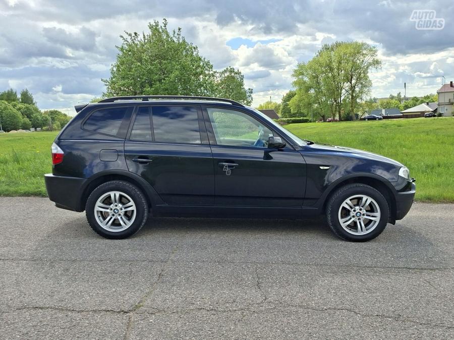 Melns BMW X3 2006 Šauļi, ar dzinēja tilpumu 2.00 L un nobraukumu 263 tūkst. km par 3350 €, foto 5 vietnē AUTOMOTO.COM.LV