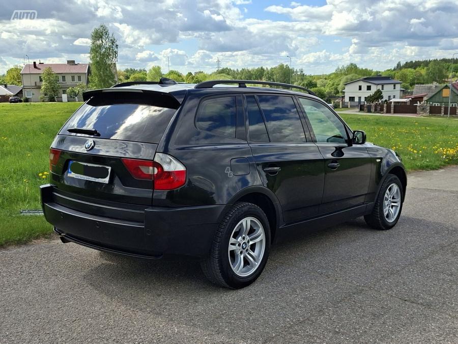 Melns BMW X3 2006 Šauļi, ar dzinēja tilpumu 2.00 L un nobraukumu 263 tūkst. km par 3350 €, foto 6 vietnē AUTOMOTO.COM.LV