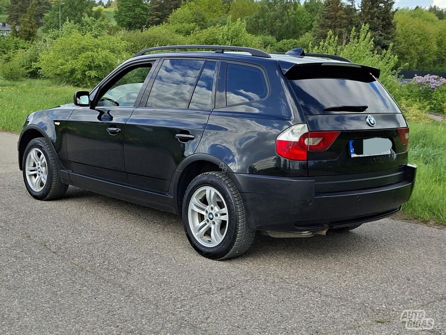Melns BMW X3 2006 Šauļi, ar dzinēja tilpumu 2.00 L un nobraukumu 263 tūkst. km par 3350 €, foto 8 vietnē AUTOMOTO.COM.LV