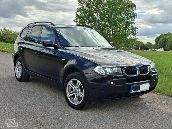 Black BMW X3 2006 in Siauliai, with an engine capacity of 2.00 L and mileage of 260 thousand km for 3350 €, photo 3 on AUTOMOTO.COM.LV