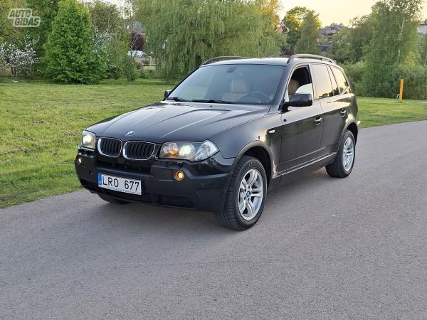 Black BMW X3 2006 in Siauliai, with an engine capacity of 2.00 L and mileage of 260 thousand km for 3350 €, photo 8 on AUTOMOTO.COM.LV