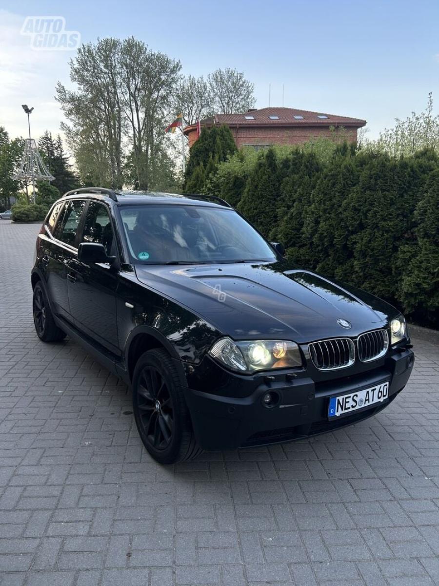 Black BMW X3 2006 in Marijampole, with an engine capacity of 3.00 L and mileage of 298 thousand km for 3800 €, photo 1 on AUTOMOTO.COM.LV