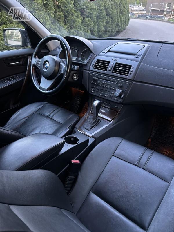 Black BMW X3 2006 in Marijampole, with an engine capacity of 3.00 L and mileage of 298 thousand km for 3800 €, photo 5 on AUTOMOTO.COM.LV