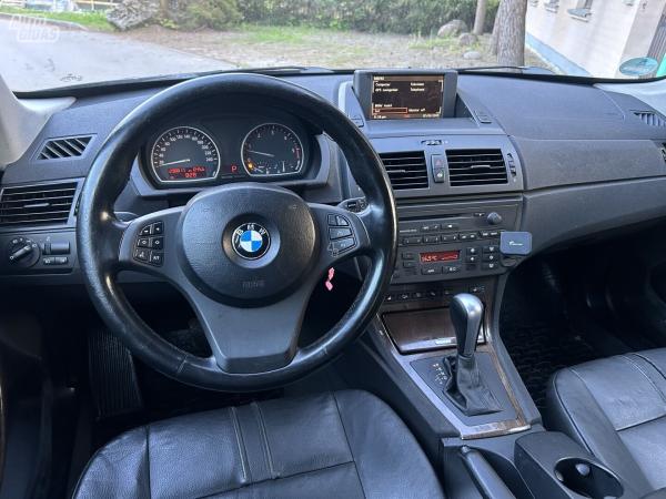 Black BMW X3 2006 in Marijampole, with an engine capacity of 3.00 L and mileage of 298 thousand km for 3800 €, photo 7 on AUTOMOTO.COM.LV