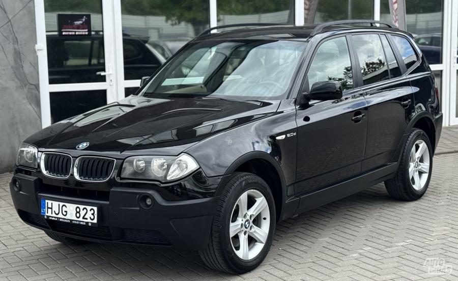 Black BMW X3 2006 in Radviliskis, with an engine capacity of 2.00 L and mileage of 400 thousand km for 3150 €, photo 6 on AUTOMOTO.COM.LV