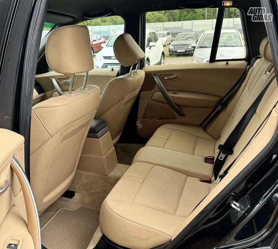 Black BMW X3 2006 in Radviliskis, with an engine capacity of 2.00 L and mileage of 400 thousand km for 3150 €, photo 26 on AUTOMOTO.COM.LV