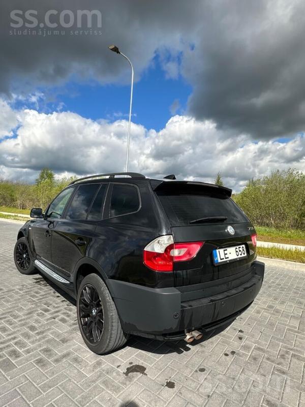 Melns BMW X3 2006 Kuldīga, ar dzinēja tilpumu 3.00 L un nobraukumu 221 tūkst. km par 4100 €, foto 3 vietnē AUTOMOTO.COM.LV