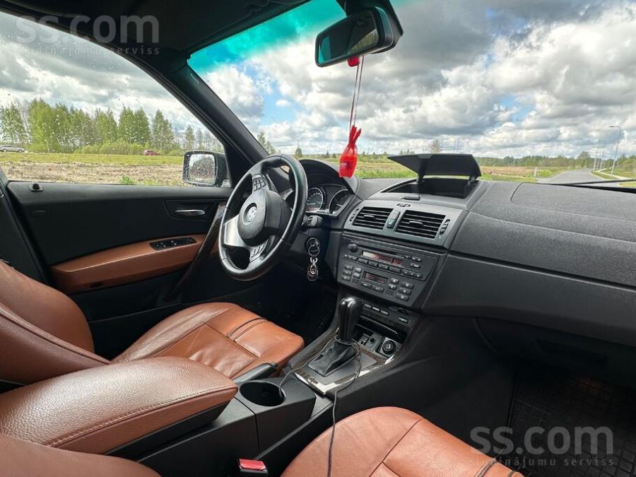 Melns BMW X3 2006 Kuldīga, ar dzinēja tilpumu 3.00 L un nobraukumu 221 tūkst. km par 4100 €, foto 5 vietnē AUTOMOTO.COM.LV