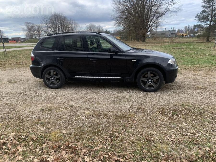 Black BMW X3 2006 in Valmiera, with an engine capacity of 3.00 L and mileage of 332 thousand km for 4200 €, photo 1 on AUTOMOTO.COM.LV