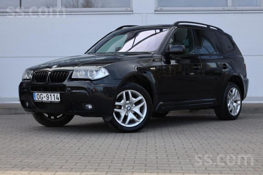 Melns BMW X3 2006 Rīga, ar dzinēja tilpumu 3.00 L un nobraukumu 0 tūkst. km par 5495 €, foto 1 vietnē AUTOMOTO.COM.LV