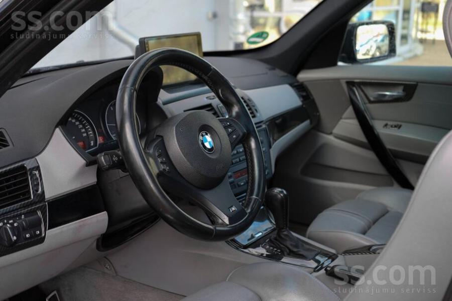 Melns BMW X3 2006 Rīga, ar dzinēja tilpumu 3.00 L un nobraukumu 0 tūkst. km par 5495 €, foto 12 vietnē AUTOMOTO.COM.LV