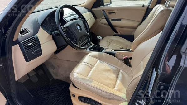 Black BMW X3 2006 in Riga, with an engine capacity of 2.00 L and mileage of 0 thousand km for 3599 €, photo 9 on AUTOMOTO.COM.LV