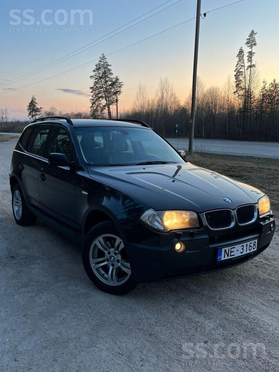 Melns BMW X3 2006 Jēkabpils, ar dzinēja tilpumu 2.00 L un nobraukumu 302 tūkst. km par 2900 €, foto 1 vietnē AUTOMOTO.COM.LV