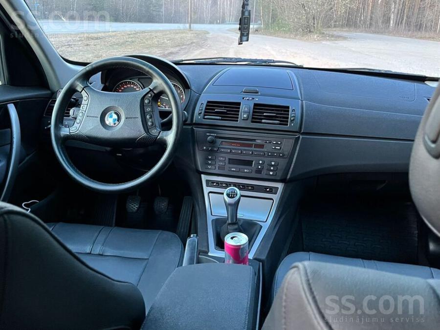 Melns BMW X3 2006 Jēkabpils, ar dzinēja tilpumu 2.00 L un nobraukumu 302 tūkst. km par 2900 €, foto 5 vietnē AUTOMOTO.COM.LV