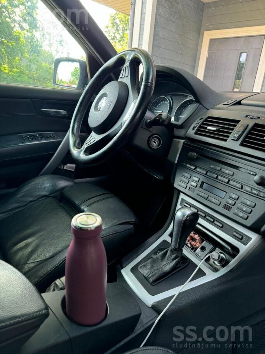 Melns BMW X3 2006 Rīga, ar dzinēja tilpumu 3.00 L un nobraukumu 330 tūkst. km par 4000 €, foto 8 vietnē AUTOMOTO.COM.LV