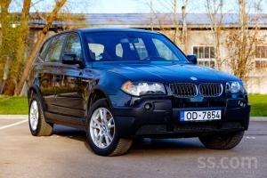 Black BMW X3 2006 in Riga, with an engine capacity of 3.00 L and mileage of 36 thousand km for 3190 €, photo  on AUTOMOTO.COM.LV