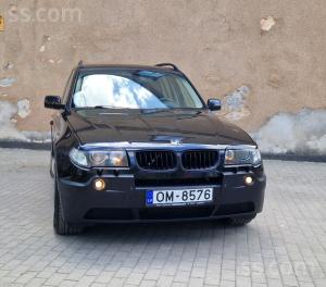 Melns BMW X3 2006 Jelgava, ar dzinēja tilpumu 2.00 L un nobraukumu 279 tūkst. km par 4700 €, foto  vietnē AUTOMOTO.COM.LV