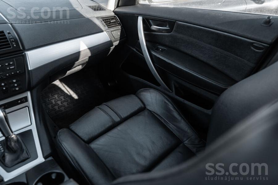 Melns BMW X3 2006 Rīga, ar dzinēja tilpumu 3.00 L un nobraukumu 344 tūkst. km par 4600 €, foto 8 vietnē AUTOMOTO.COM.LV