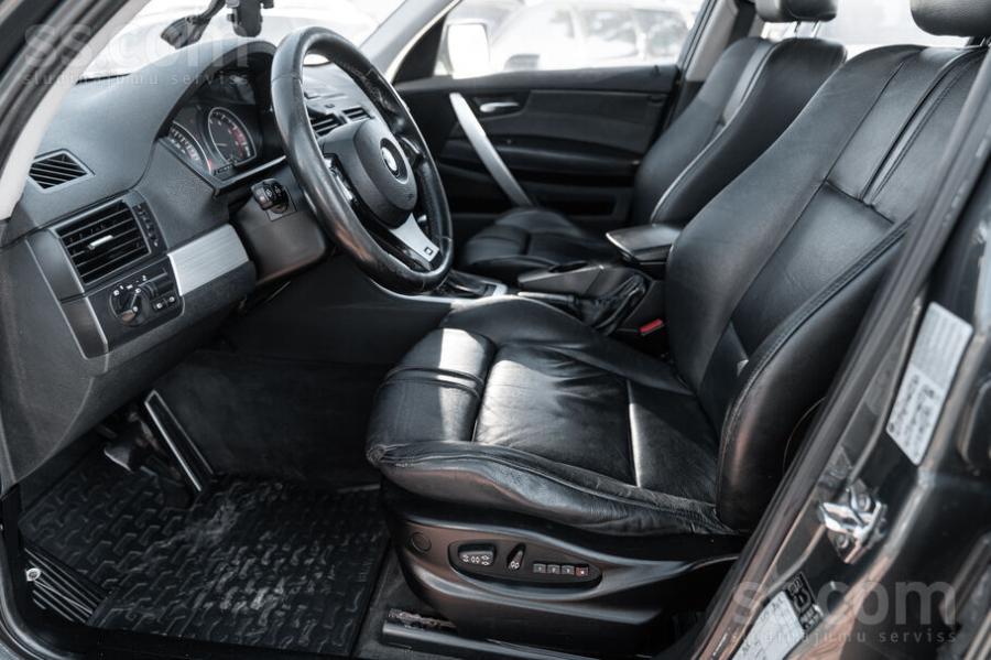 Melns BMW X3 2006 Rīga, ar dzinēja tilpumu 3.00 L un nobraukumu 344 tūkst. km par 4600 €, foto 14 vietnē AUTOMOTO.COM.LV