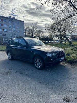 Melns BMW X3 2006 Rīga, ar dzinēja tilpumu 2.00 L un nobraukumu 251 tūkst. km par 3300 €, foto  vietnē AUTOMOTO.COM.LV