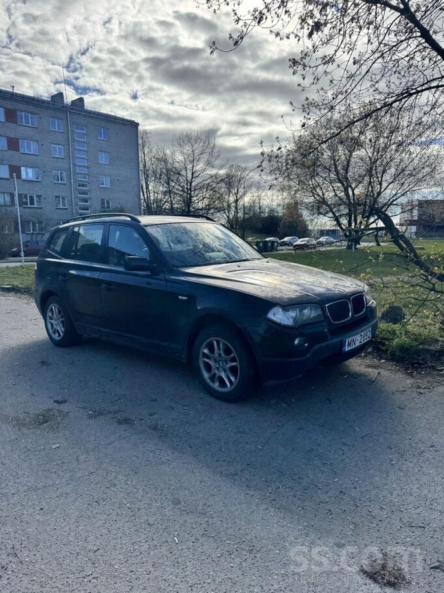 Melns BMW X3 2006 Rīga, ar dzinēja tilpumu 2.00 L un nobraukumu 251 tūkst. km par 3300 €, foto 1 vietnē AUTOMOTO.COM.LV