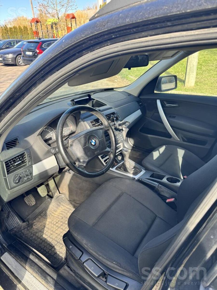 Melns BMW X3 2006 Rīga, ar dzinēja tilpumu 2.00 L un nobraukumu 251 tūkst. km par 3300 €, foto 6 vietnē AUTOMOTO.COM.LV