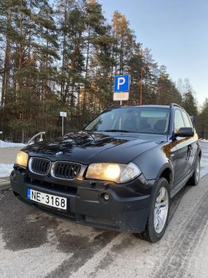 Black BMW X3 2006 in Jekabpils, with an engine capacity of 2.00 L and mileage of 294 thousand km for 4800 €, photo  on AUTOMOTO.COM.LV