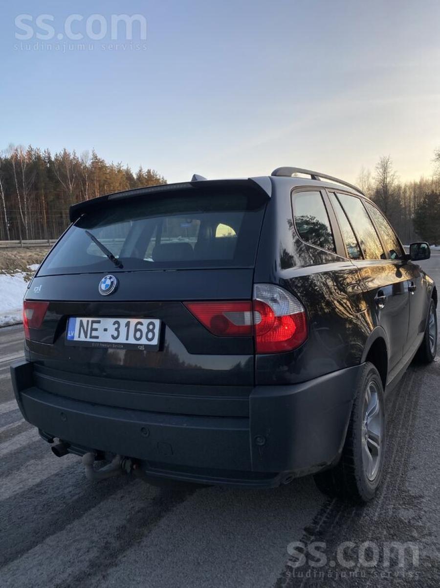 Черный БМВ Х3 2006 в Екабпилс, объемом двигателя 2.00 л и пробегом 294 тыс. км за 4800 €, фото 3 на AUTOMOTO.COM.LV
