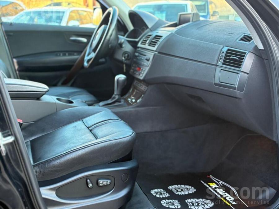 Melns BMW X3 2006 Kuldīga, ar dzinēja tilpumu 3.00 L un nobraukumu 308 tūkst. km par 5490 €, foto 14 vietnē AUTOMOTO.COM.LV