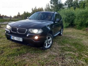Черный БМВ Х3 2006 в Резекне, объемом двигателя 2.00 л и пробегом 284 тыс. км за 3500 €, фото  на AUTOMOTO.COM.LV