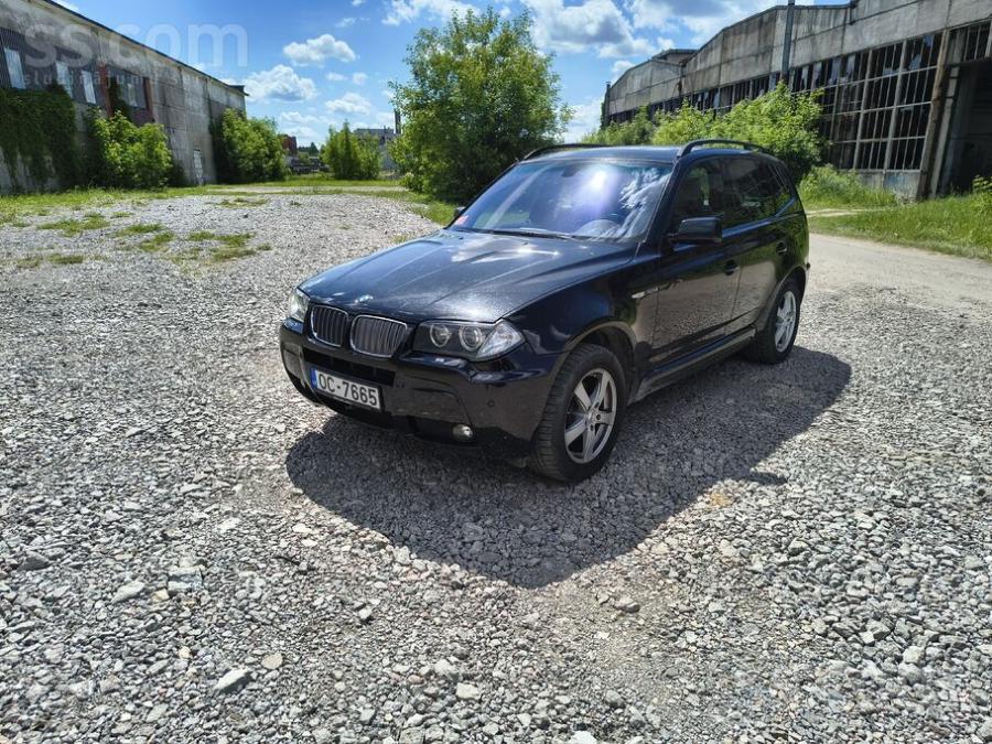 Melns BMW X3 2006 Daugavpils, ar dzinēja tilpumu 3.00 L un nobraukumu 290 tūkst. km par 5990 €, foto 3 vietnē AUTOMOTO.COM.LV