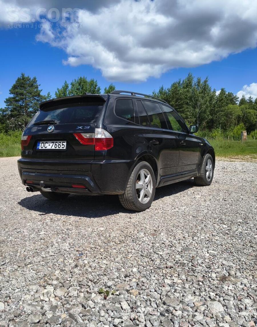 Melns BMW X3 2006 Daugavpils, ar dzinēja tilpumu 3.00 L un nobraukumu 290 tūkst. km par 5990 €, foto 4 vietnē AUTOMOTO.COM.LV