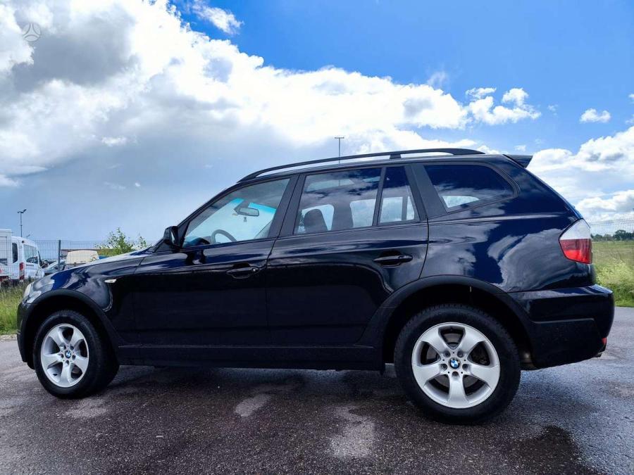 Black BMW X3 2006 in Marijampole, with an engine capacity of 2.00 L and mileage of 271 thousand km for 3700 €, photo 15 on AUTOMOTO.COM.LV