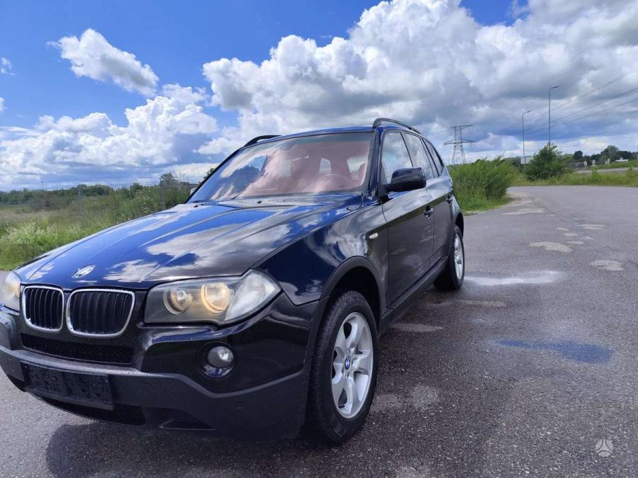 Black BMW X3 2006 in Marijampole, with an engine capacity of 2.00 L and mileage of 271 thousand km for 3700 €, photo 17 on AUTOMOTO.COM.LV
