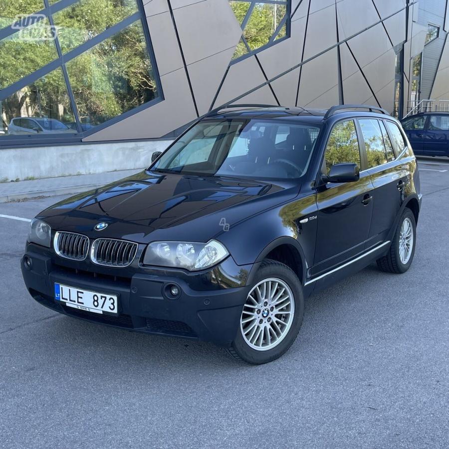 Melns BMW X3 2006 Šauļi, ar dzinēja tilpumu 3.00 L un nobraukumu 310 tūkst. km par 3500 €, foto 1 vietnē AUTOMOTO.COM.LV