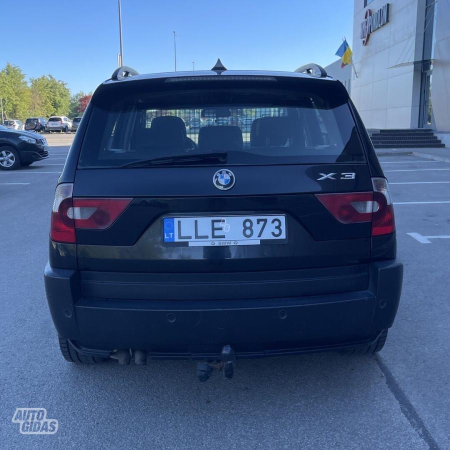 Melns BMW X3 2006 Šauļi, ar dzinēja tilpumu 3.00 L un nobraukumu 310 tūkst. km par 3500 €, foto 5 vietnē AUTOMOTO.COM.LV