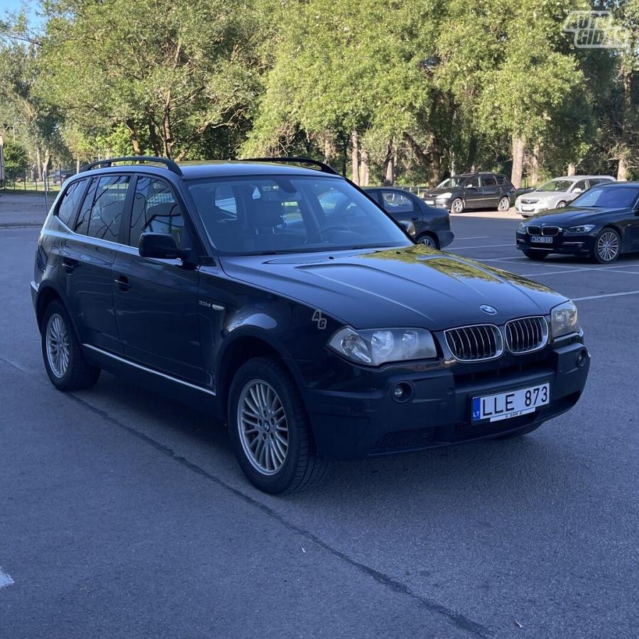 Melns BMW X3 2006 Šauļi, ar dzinēja tilpumu 3.00 L un nobraukumu 310 tūkst. km par 3500 €, foto 8 vietnē AUTOMOTO.COM.LV